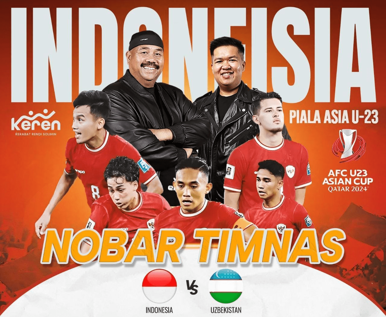 Gelaran Nobar Timnas Indonesia di Kutai Kartanegara Dapat Dukungan ...